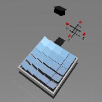 Alt: 069 degrees, Az: 147 degrees